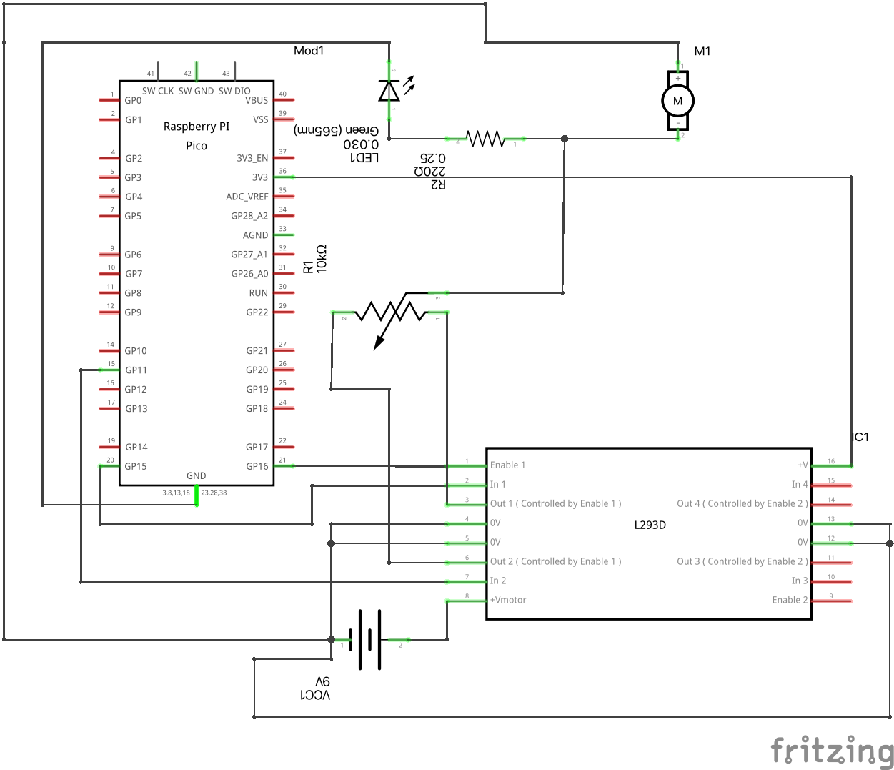 Raspberry Pi Pico Motor Controller – The Dark Red Tower – Tech-Blog by ...
